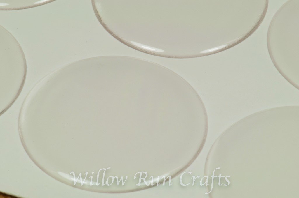 2 Inch Circle Epoxy Dome – Willow Run Crafts